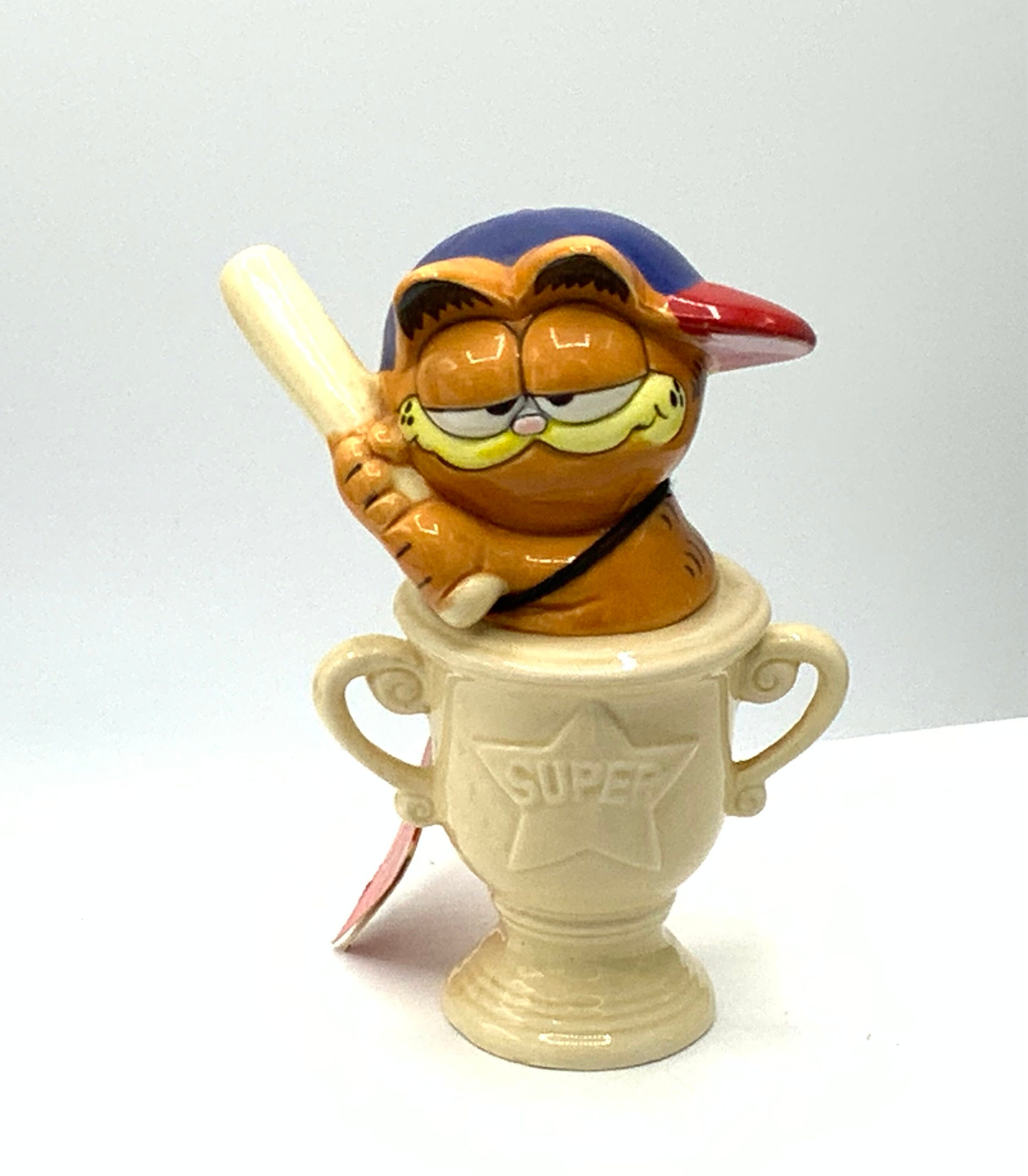 Gorgeous Collectible and Vintage Ceramic Garfield Number 1 Superstar ...