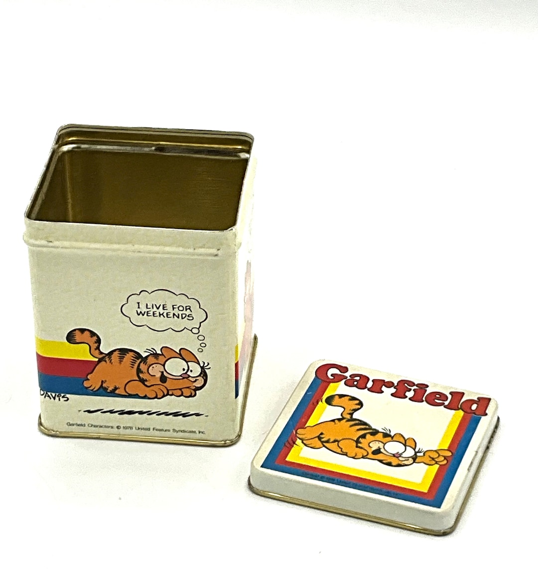 Gorgeous Collectible and Vintage Garfield Tin. - Etsy