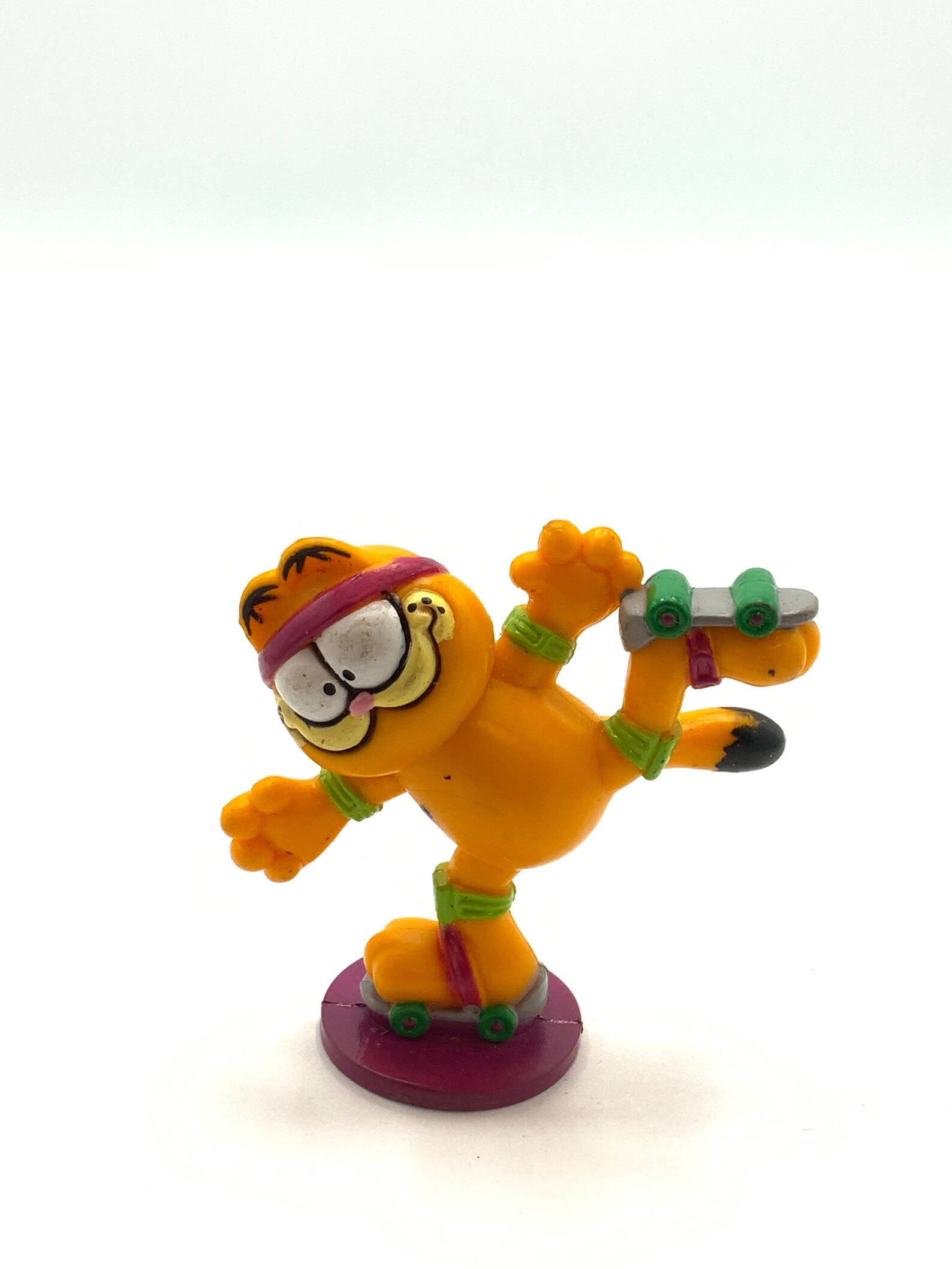 Vintage Garfield Rolling Skates Figurine Cat Orange. - Etsy