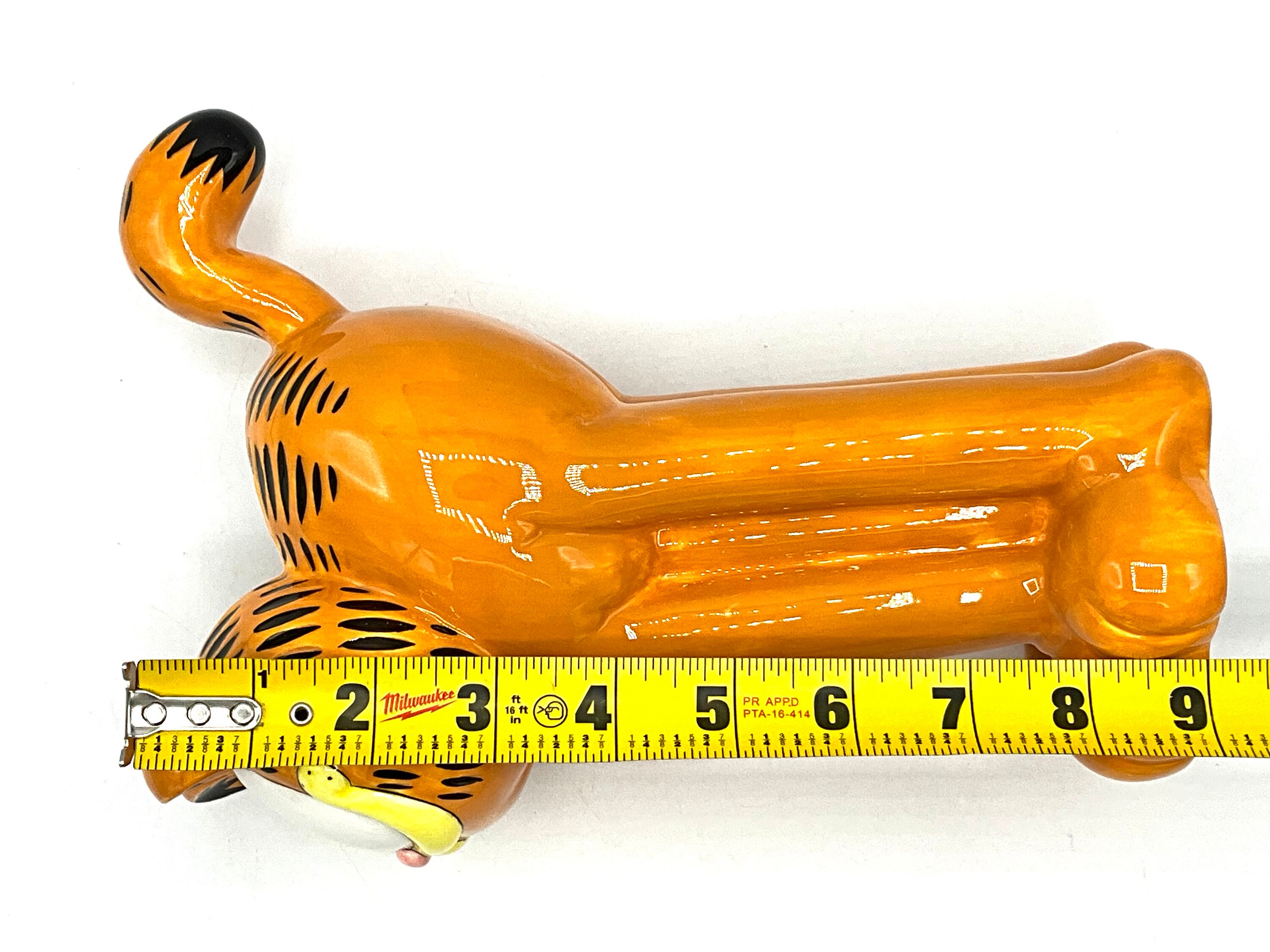 Gorgeous Collectible and Vintage Garfield 3D Vase, Garfield With Long ...