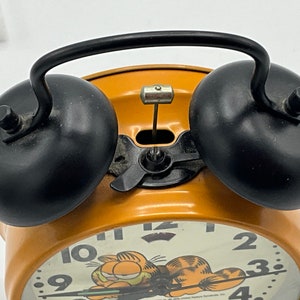 Gorgeous Collectible and Vintage Garfield Sunbeam Double Bell, Clock ...