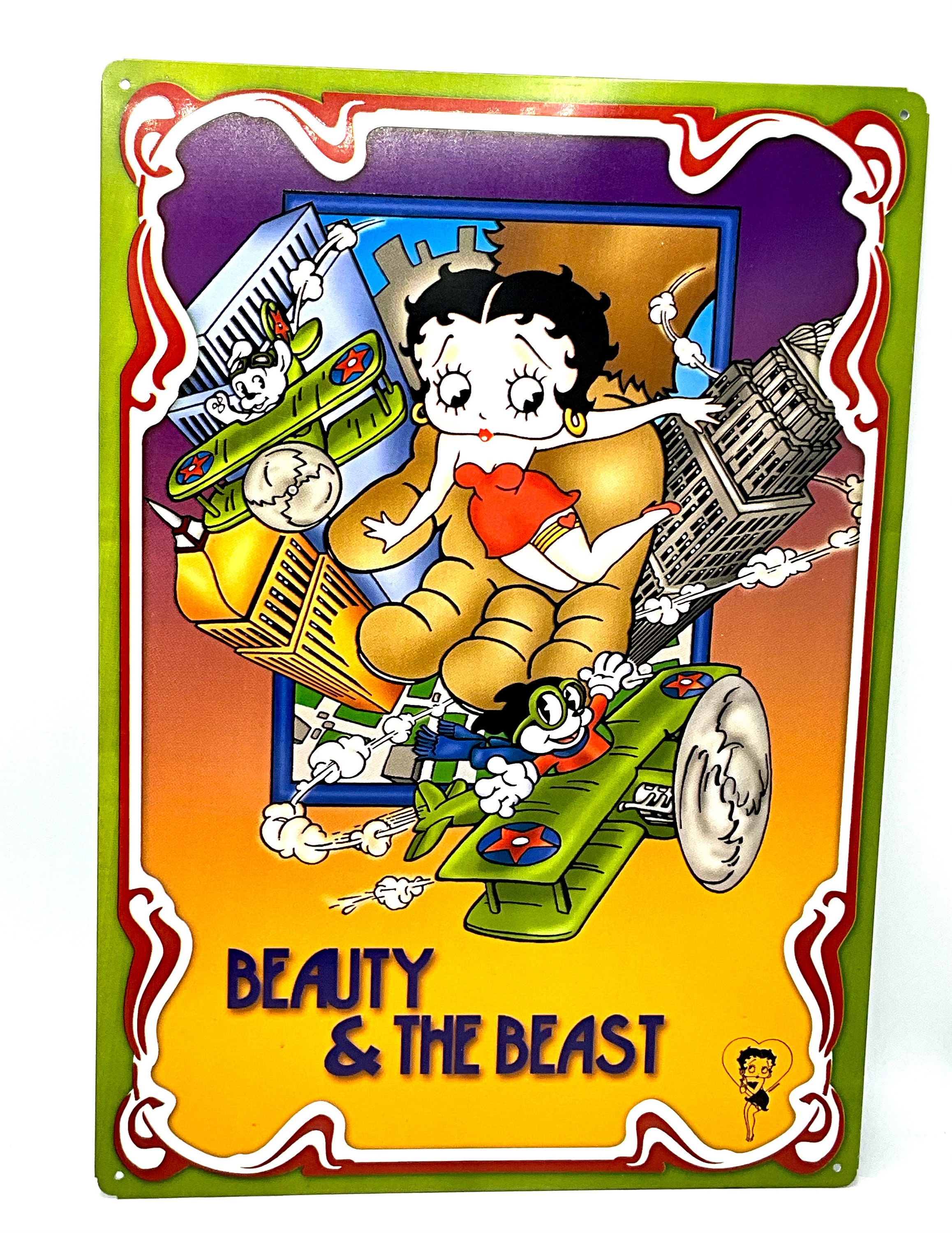 Gorgeous Collectible and Vintage Tin Sign Betty Boop, Metal, Original ...