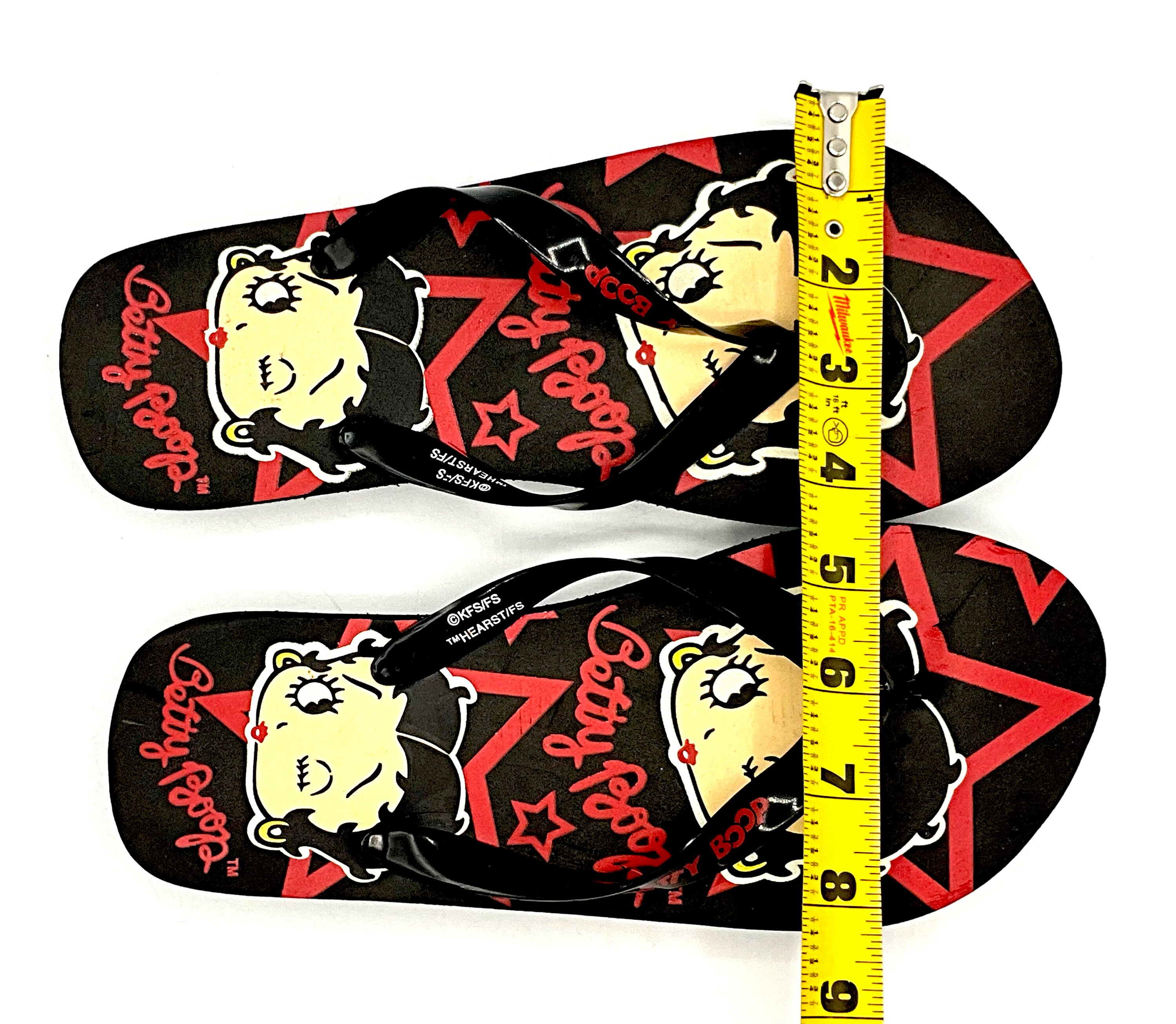 Gorgeous Collectible and Vintage Betty Boop Flip Flop Slides Sandals ...