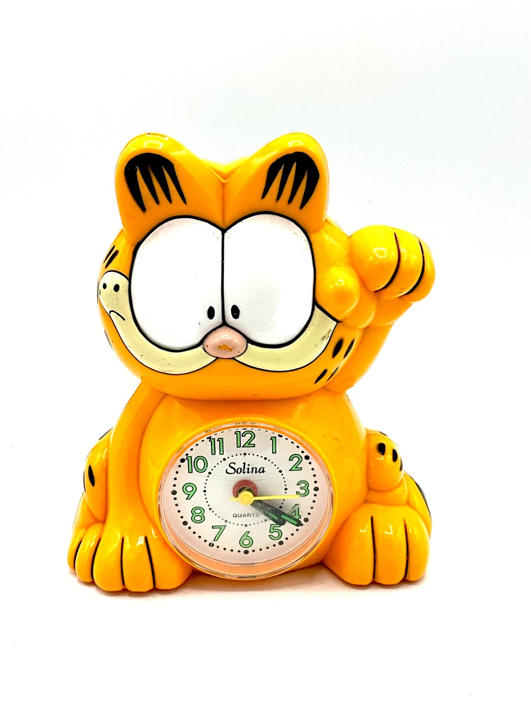 Gorgeous Collectible and Vintage Garfield Clock, Alarm Desk, Cat ...
