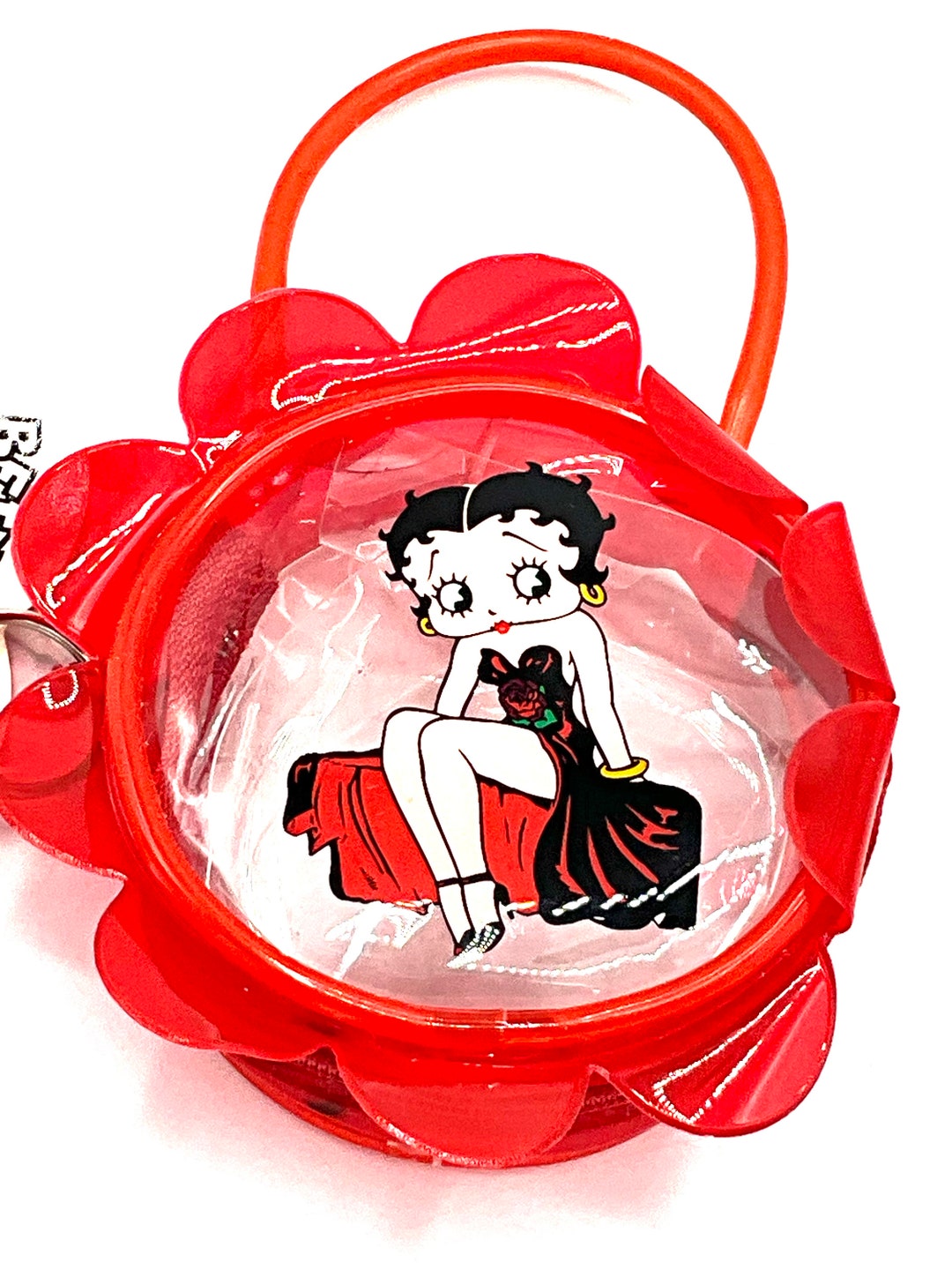 Gorgeous Collectible and Vintage Betty Boop Red Plastic Wallet, With ...