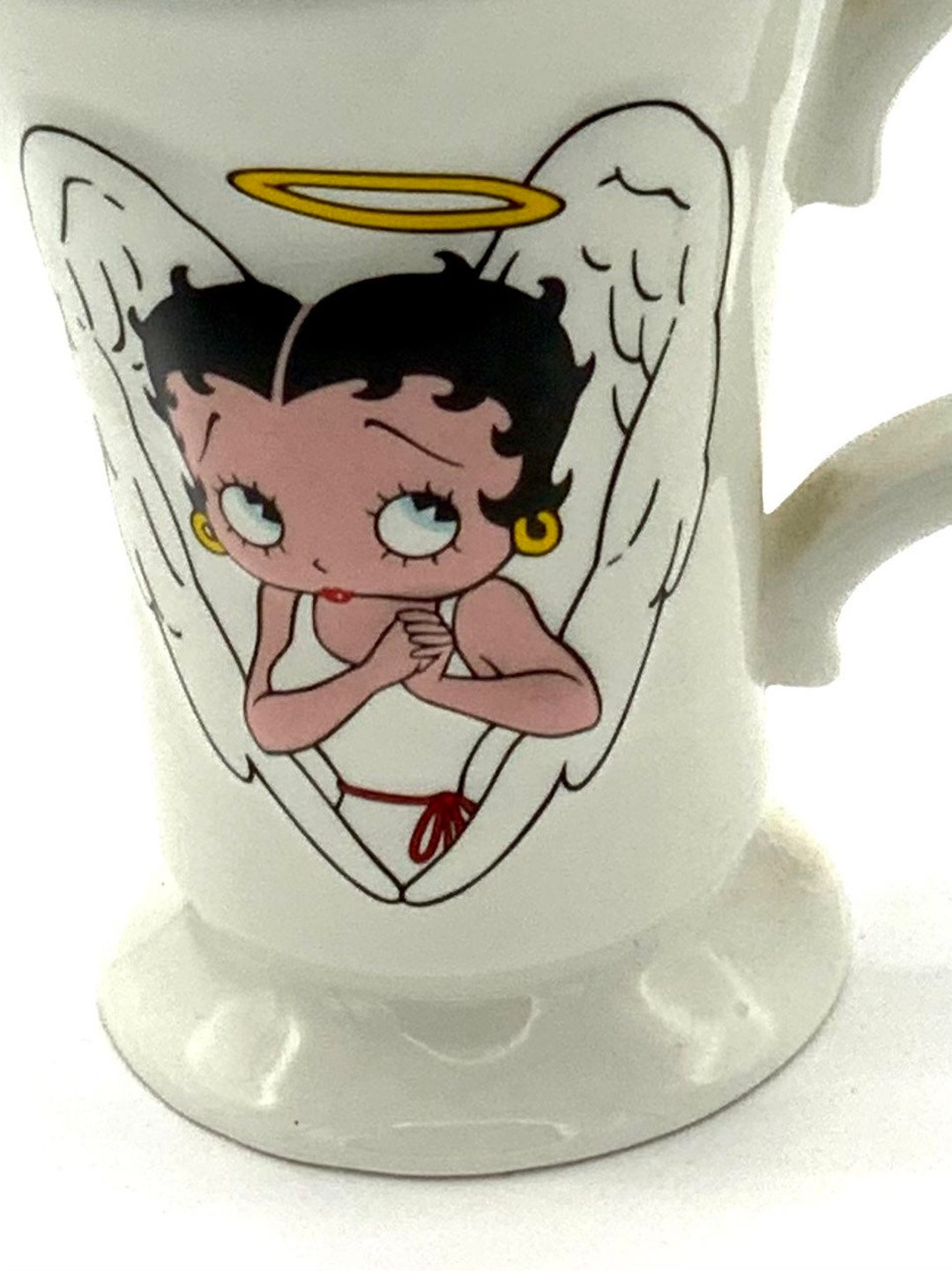 Gorgeous Collectible and Vintage BETTY Boop Mug as an Angel, White. - Etsy