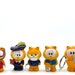 Gorgeous Collectible Garfield Figurine Your Choice Keychain. - Etsy