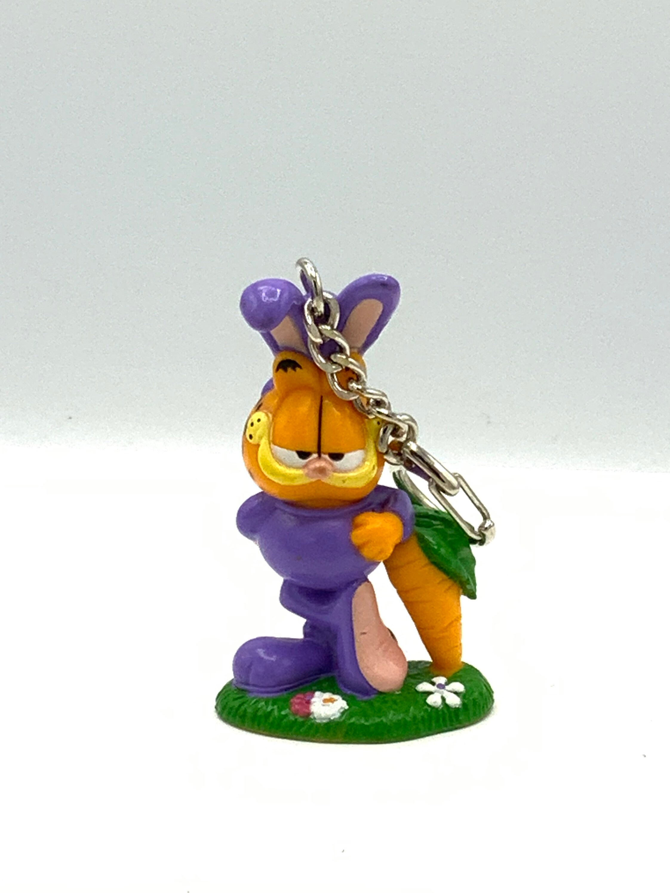 Gorgeous Collectible and Vintage Garfield Keychain as Rabbit | Etsy