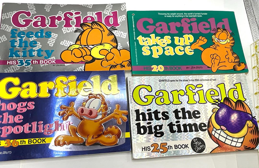 Gorgeous Collectible and Vintage Comic Books of Garfield, Magazines by ...