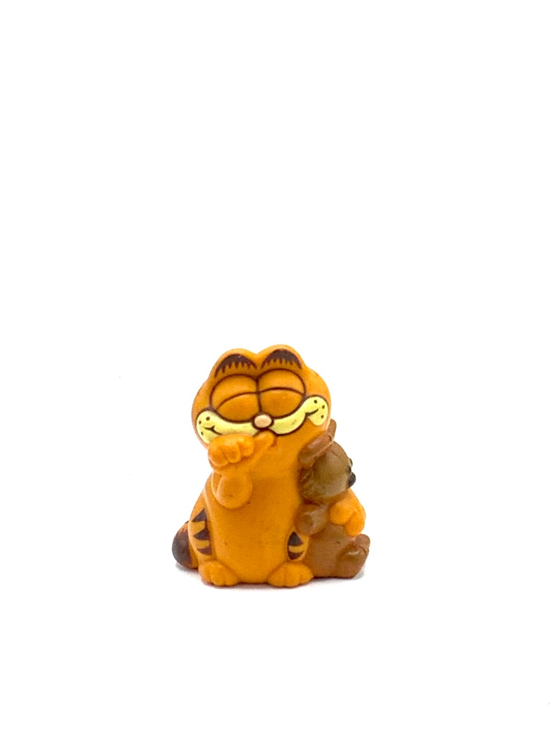 Gorgeous Collectible and Vintage Garfield Holding a Bear, Rubber. - Etsy