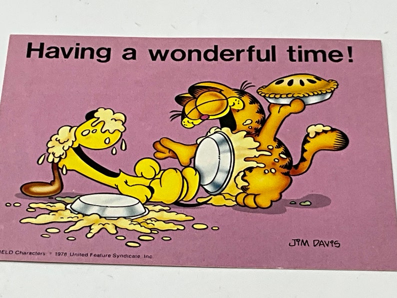 Gorgeous Collectible and Vintage Garfield Post Cards, - Etsy