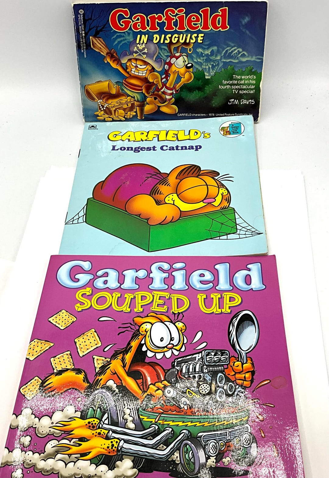 Gorgeous Collectible and Vintage Garfield Books, in Disguise, Longest ...