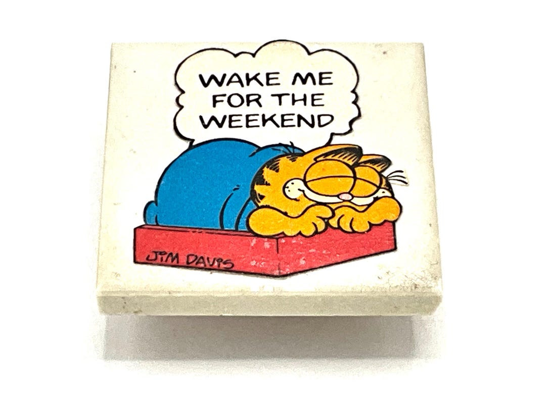 Gorgeous Collectible and Vintage Garfield Magnet Refrigerator ...