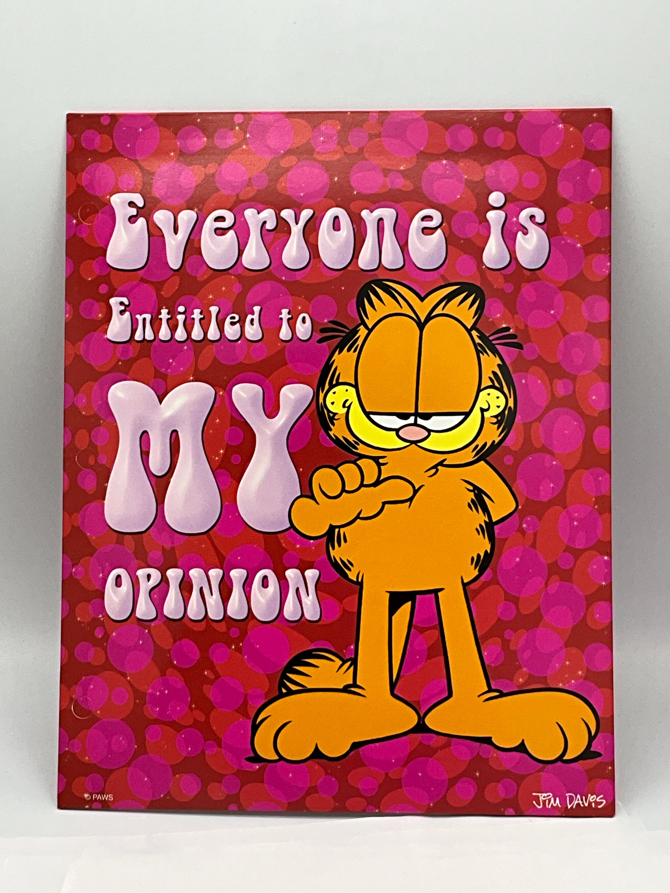 Gorgeous Collectible and Vintage Garfield Mead Folders, Cat School ...