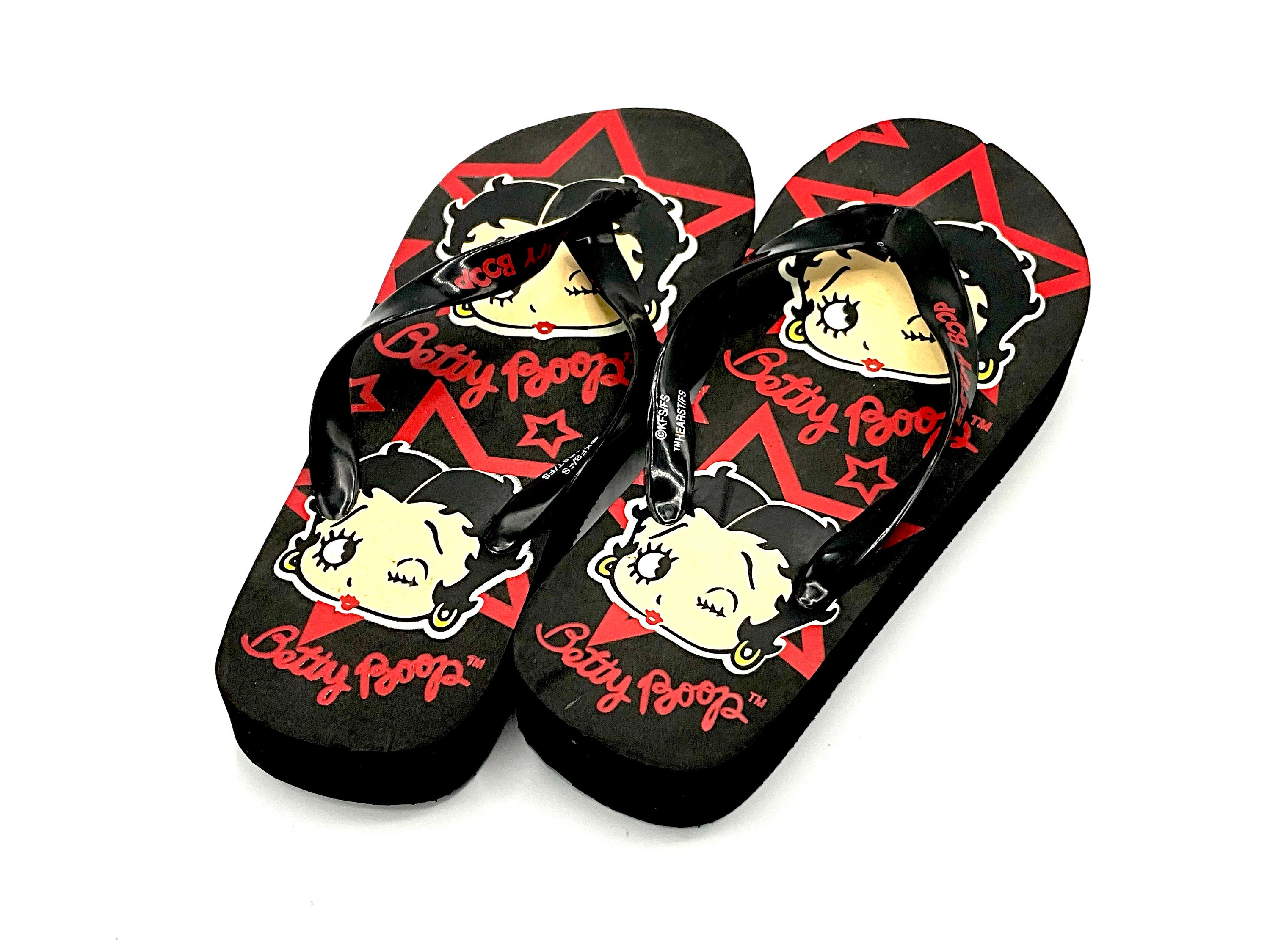 Gorgeous Collectible and Vintage Betty Boop Flip Flop Slides Sandals ...
