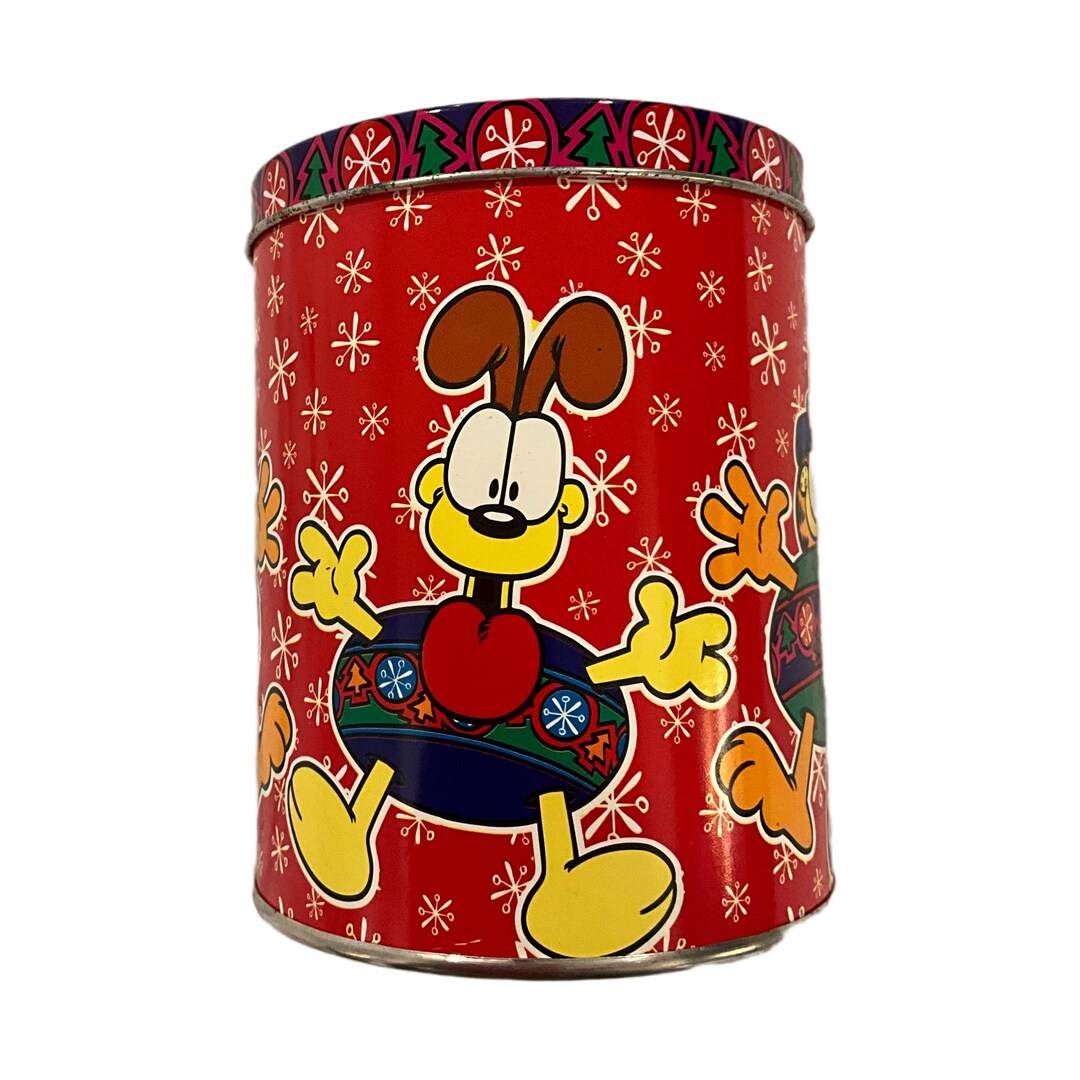 Gorgeous Collectible and Vintage Garfield Rectangle Tin, Christmas. - Etsy