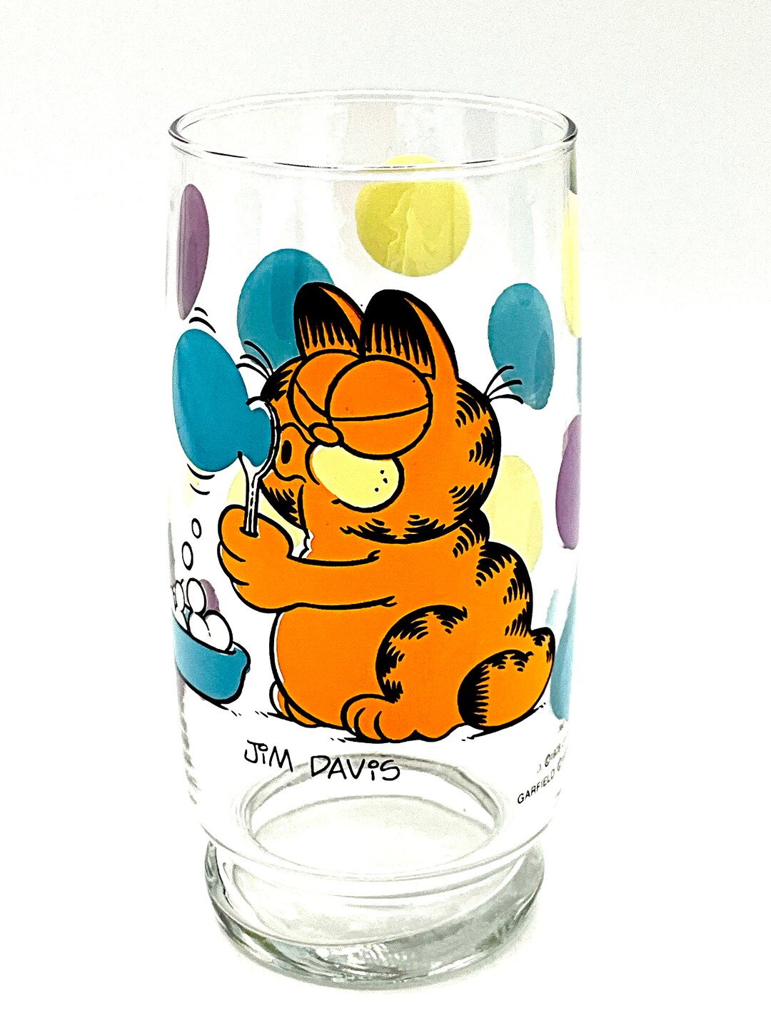 Gorgeous Collectible and Vintage Garfield Glass. Small. - Etsy