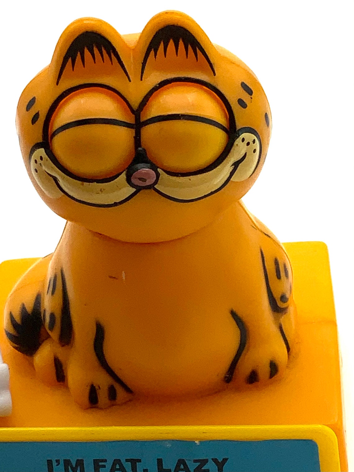 Vintage Garfield push the head and Garfield close the eyes | Etsy
