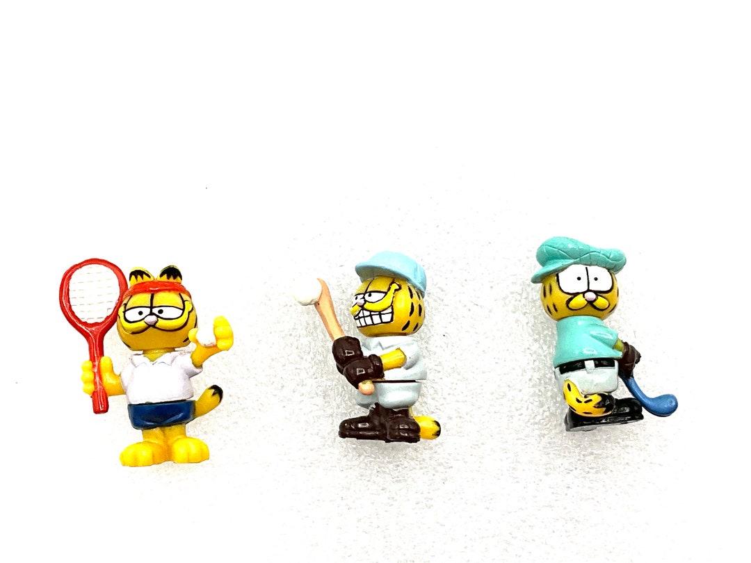 Gorgeous Collectible and Vintage Garfield Small Figurine, Cat, Orange ...