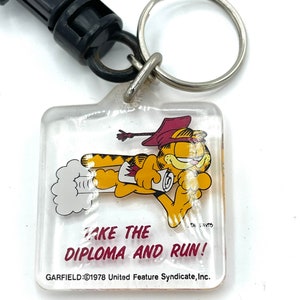 Gorgeous Collectible Garfield as Rabbit, Keychain, Figurine, Clear ...