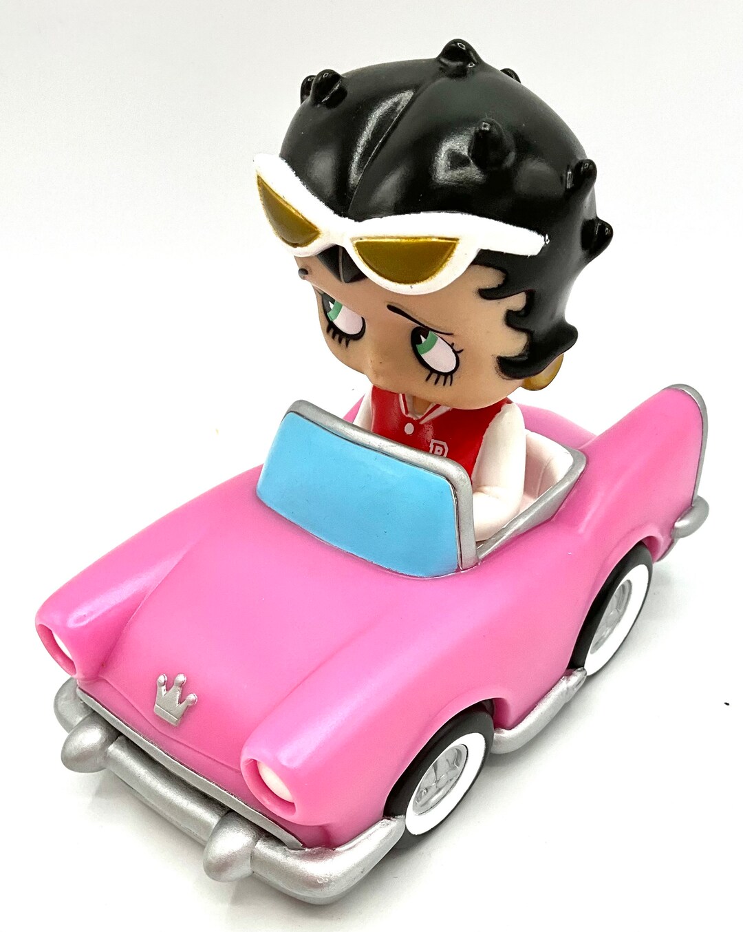 Gorgeous Collectible Betty Boop Bobblehead With a Pink Car, Bobble Head ...