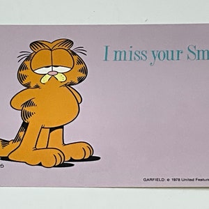 Gorgeous Collectible and Vintage Garfield Post Cards, - Etsy