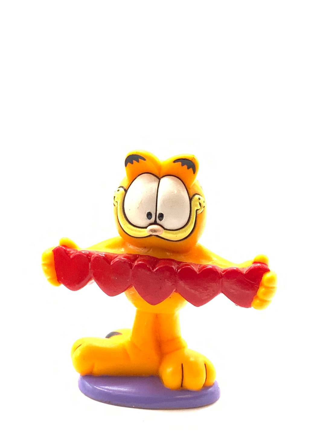 Vintage Garfield is Holding Hearts, Cat, Orange. Figurine. - Etsy