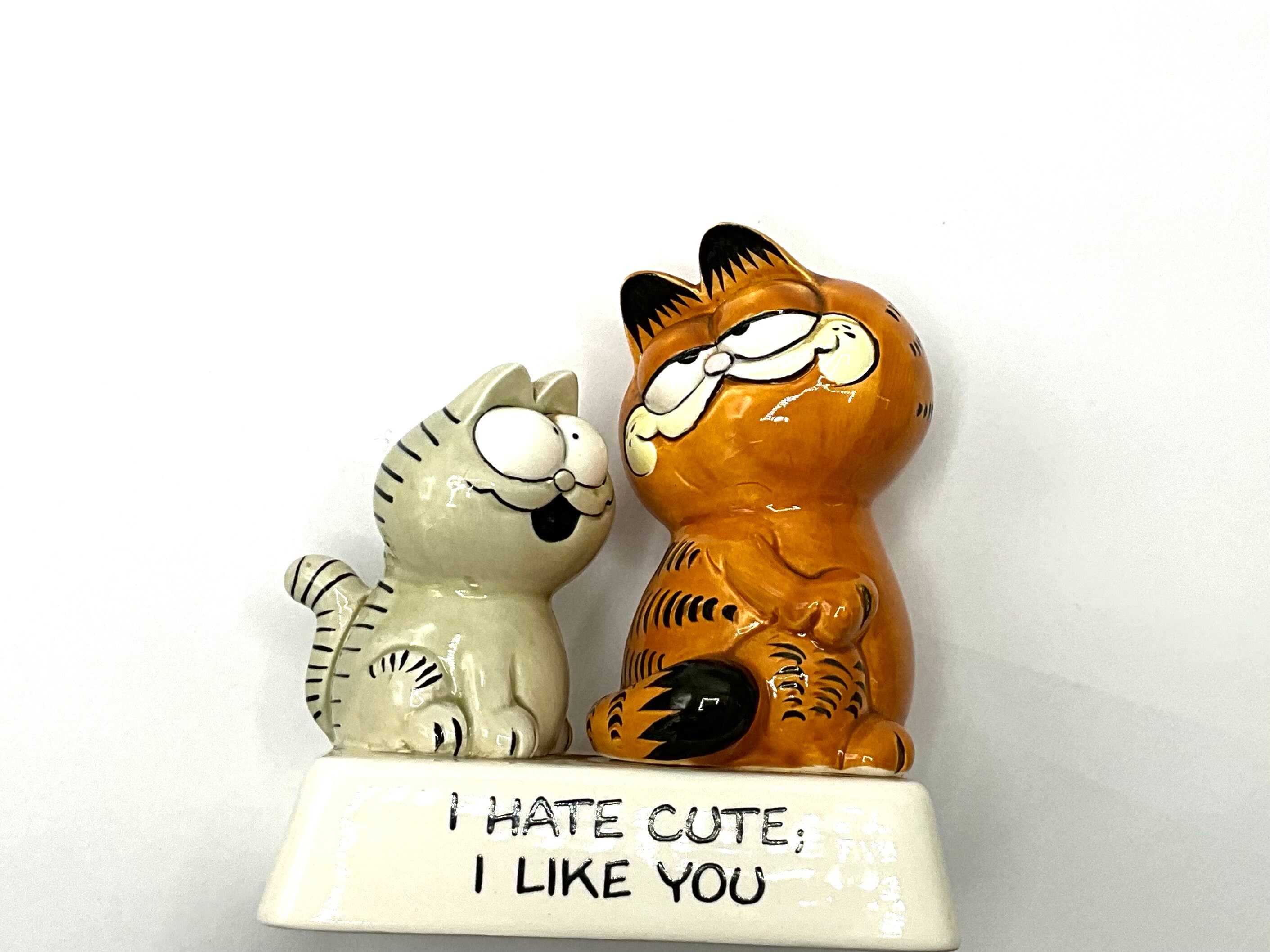 Gorgeous Collectible and Vintage Rare Garfield and Nermal, I Hate Cute ...