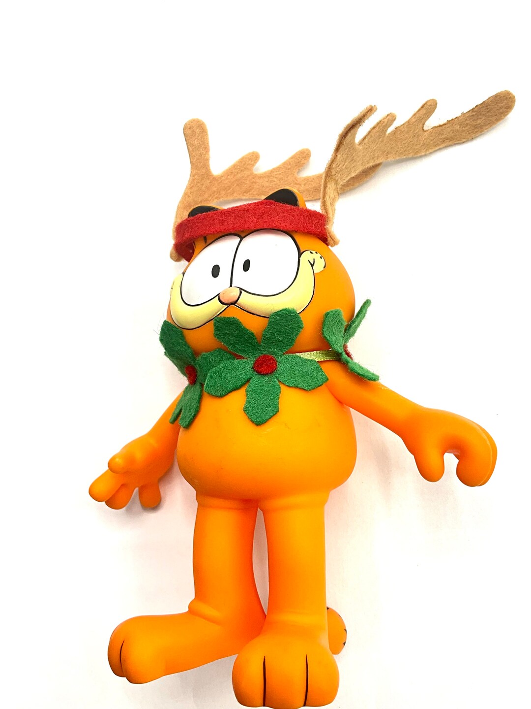 Gorgeous Collectible and Vintage Garfield With Reindeer Headband, Cat ...