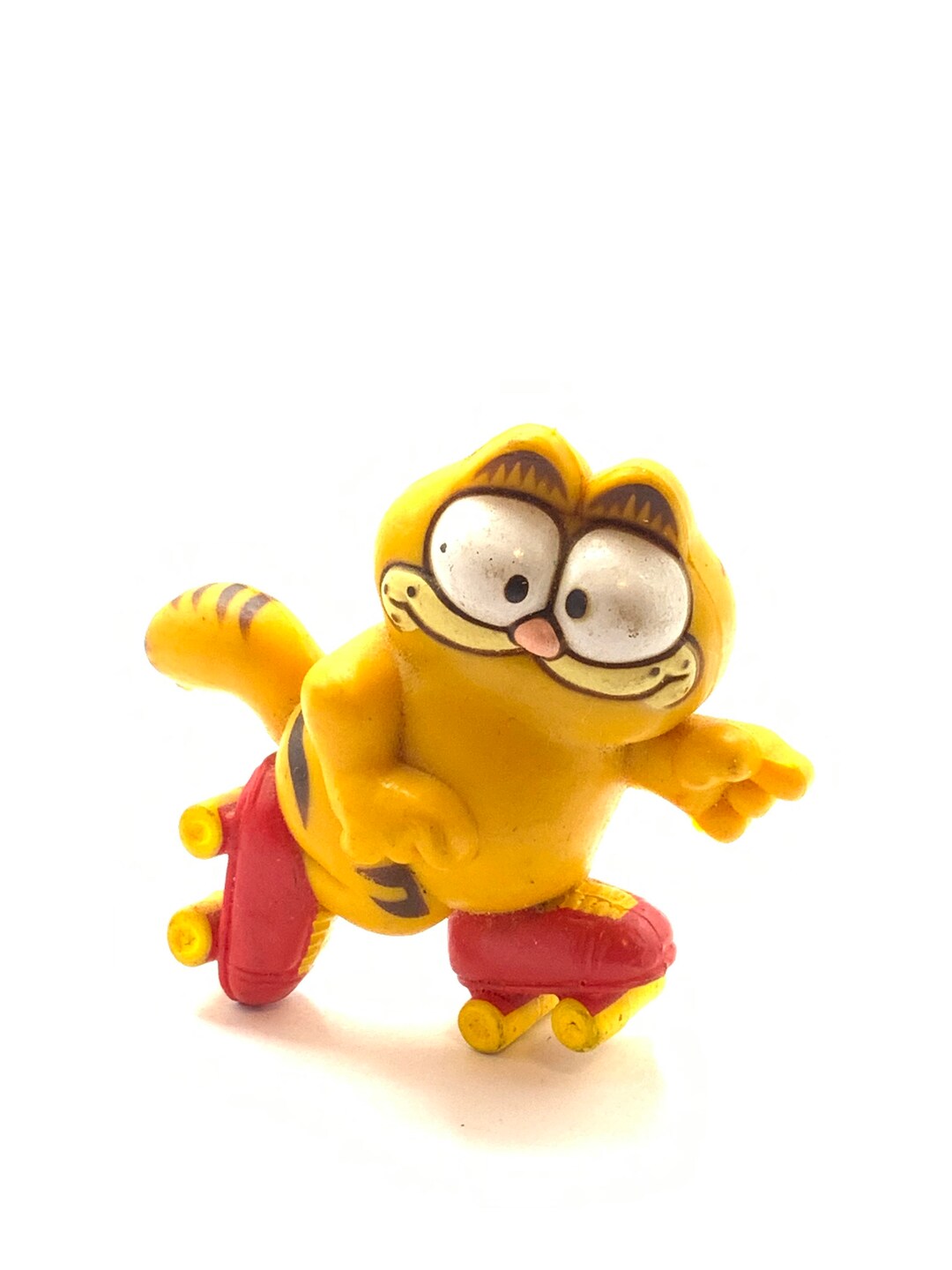 Vintage Garfield Rolling Skates Figurine, Cat, Orange. - Etsy