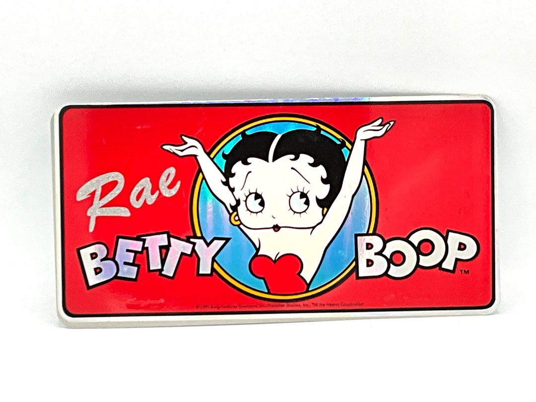 Gorgeous Collectible and Vintage Betty Boop License Rae Plates, Red ...
