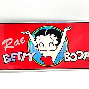 Gorgeous Collectible and Vintage Betty Boop License Rae Plates, Red ...