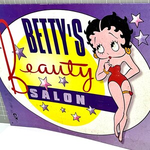 Gorgeous Collectible and Vintage Tin Sign Betty Boop, Metal, Betty’s ...