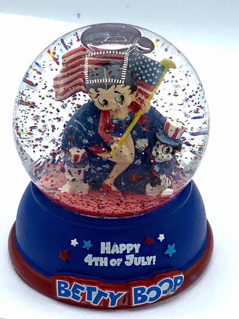Gorgeous Collectible and Rare Betty Boop Snow Globe Snowball - Etsy