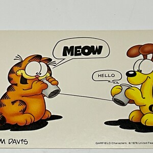 Gorgeous Collectible and Vintage Garfield Post Cards, - Etsy