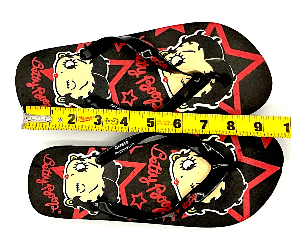 Gorgeous Collectible and Vintage Betty Boop Flip Flop Slides Sandals ...