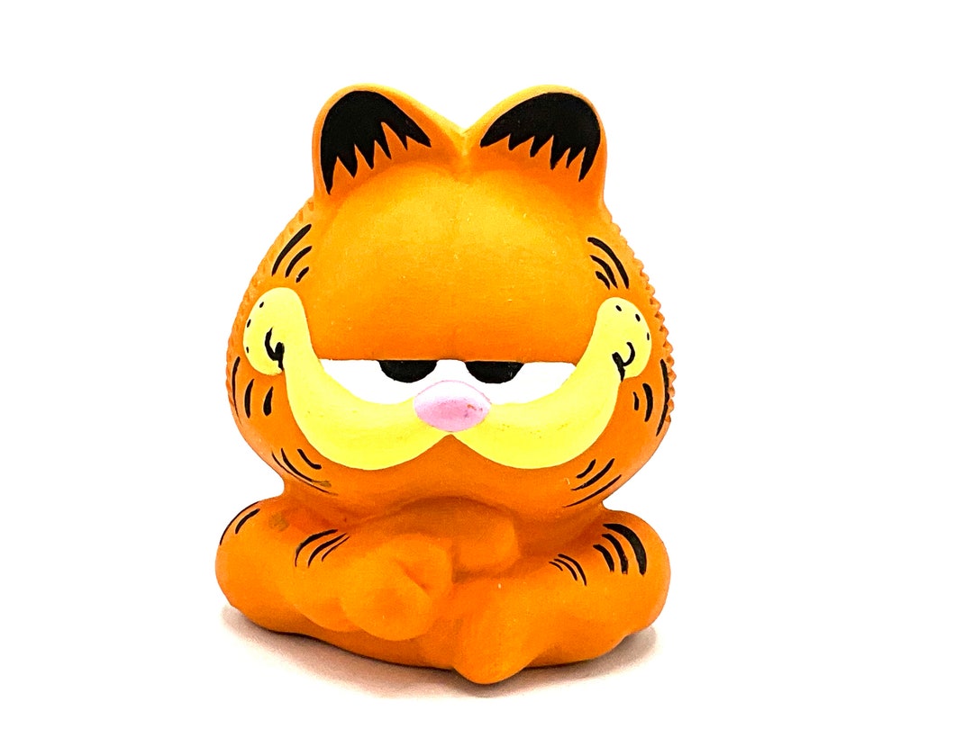 Gorgeous Collectible and Vintage Grinning Terra Cota Chia Pet, Garfield ...