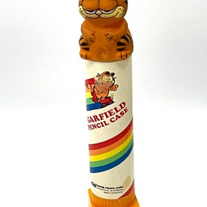 Gorgeous Collectible and Vintage Garfield Pencil Case, Orange, Cat With ...