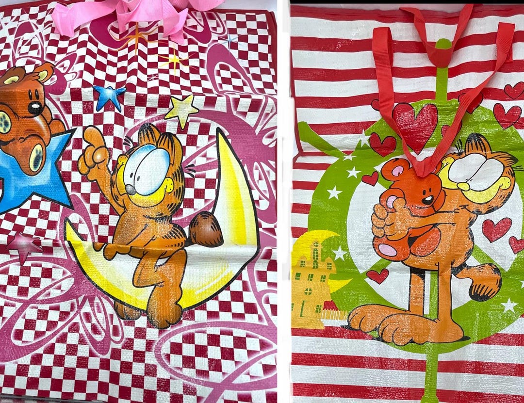 Gorgeous Collectible and Vintage Garfield and Pooky Bag Your Choice. - Etsy