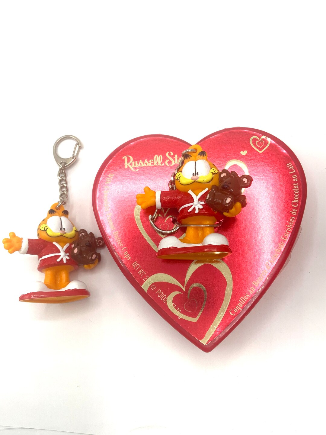 Gorgeous Collectible and Vintage Garfield With Pooky Keychain With ...