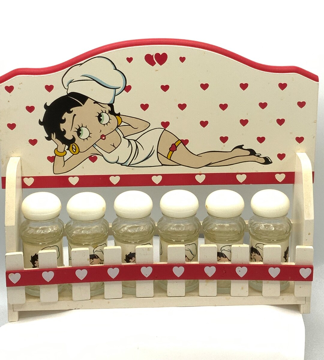 Gorgeous Collectible and Vintage Betty Boop,kitchen Spice Rack With ...