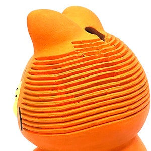 Gorgeous Collectible and Vintage Grinning Terra Cota Chia Pet, Garfield ...