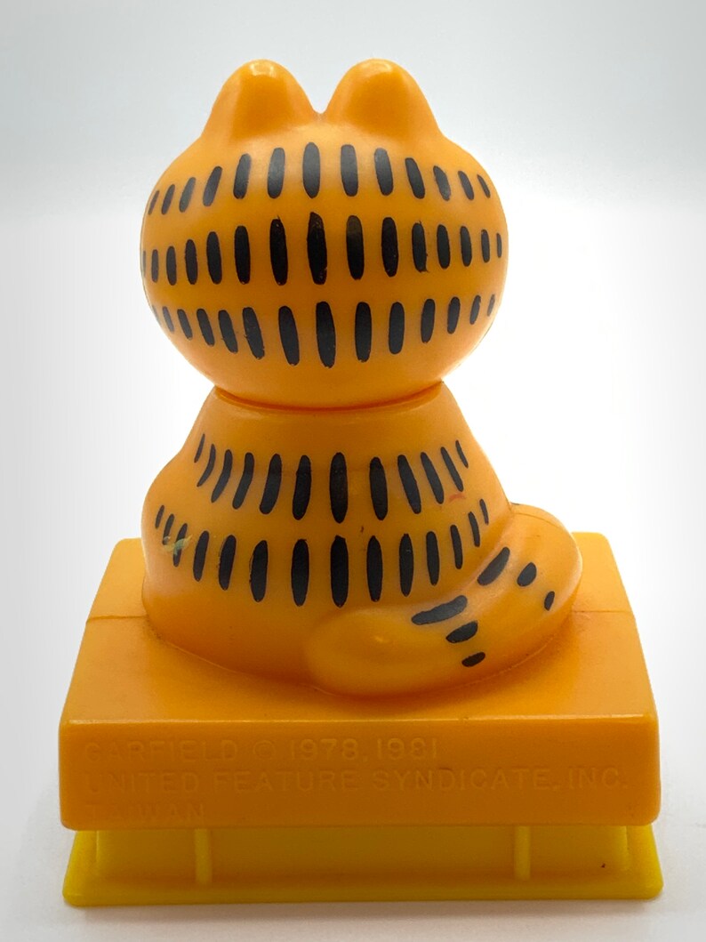 Vintage Garfield Push the Head and Garfield Close the Eyes, Figurine ...