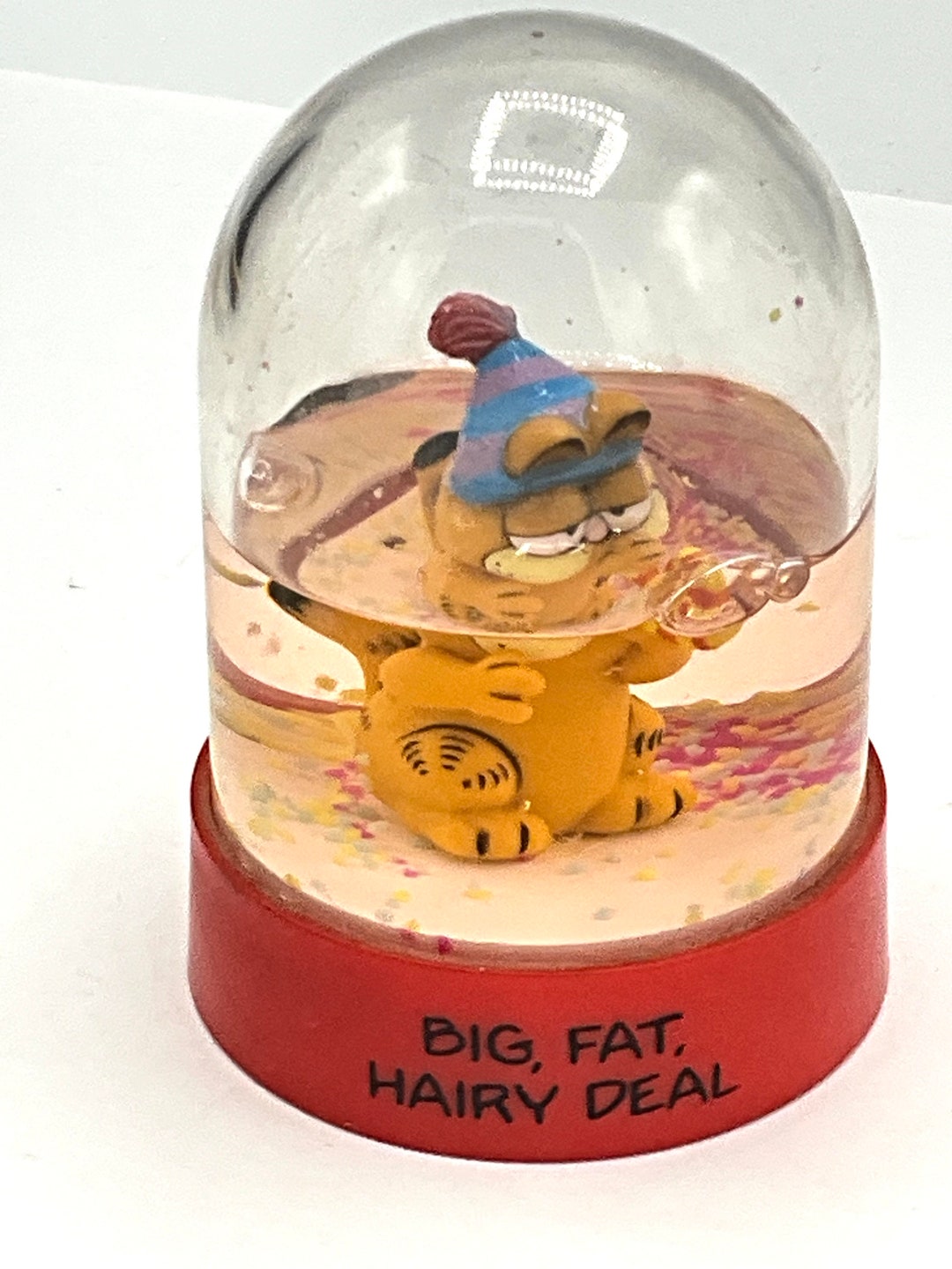 Gorgeous Collectible and Vintage Garfield Snow Globe Dome, Big, Fat ...