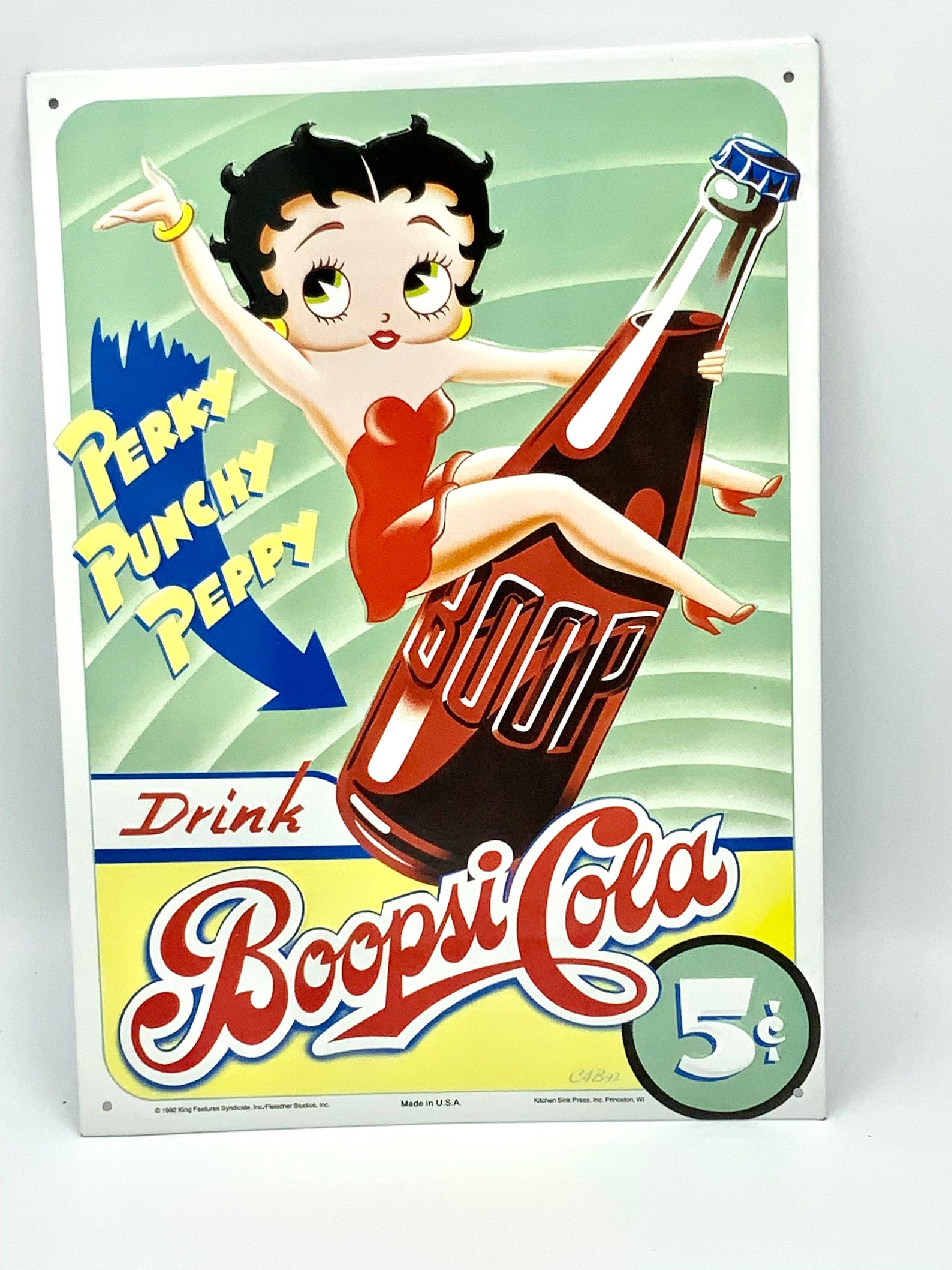 Gorgeous Collectible and Vintage Tin Sign Betty Boop Metal. - Etsy