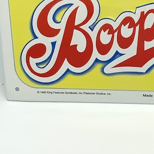 Gorgeous Collectible and Vintage Tin Sign Betty Boop, Metal. - Etsy