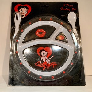 Set of Plate and Utensils Betty Boop - Etsy