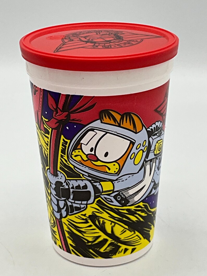 Gorgeous Collectible and Vintage Garfield Plastic Glass With Lead. - Etsy