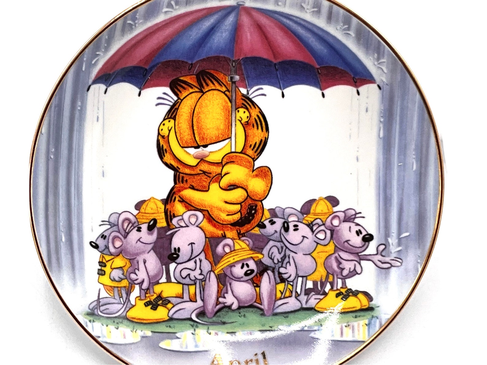 Gorgeous Collectible and Vintage Garfield Collector Plate Calendar ...