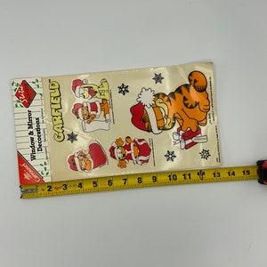 Gorgeous Collectible and Vintage Garfield Christmas Static Stickers. - Etsy